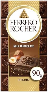 سعر Ferrero Rocher Tablet Hazelnut Milk Chocolate 90gm فى السعودية ...