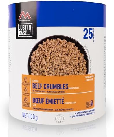 Mountain House Cooked Ground Beef | Freeze Dried Survival & Emergency ...