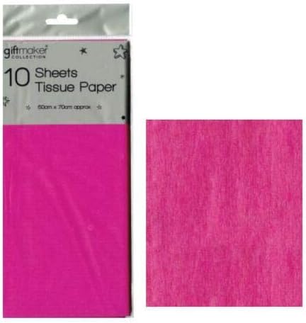 Tissue Paper – Hot Pink – 50cm x 70cm – 10 Sheets/Pack – BigaMart