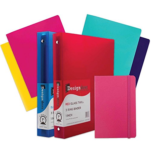 Buy JAM PAPER Back to School Assortments - Pink - Heavy Duty Folders (4 ...