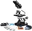 AmScope B120C-E1 40X-2500X LED Digital Binocular Compound Microscope w 3D Stage +1.3MP USB ...