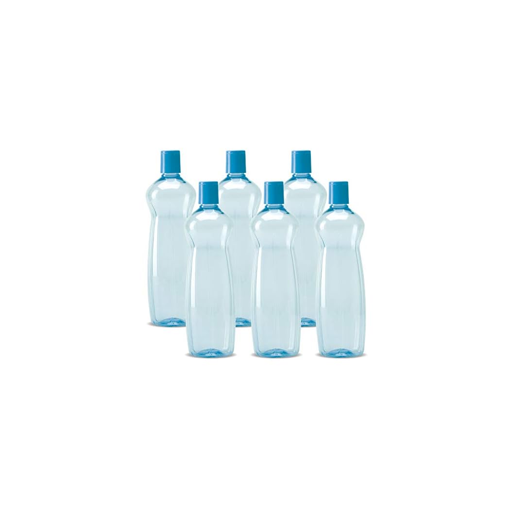 Milton Pacific 1000 Pet Bottles 6 Pcs Set, Blue - INDRICO®