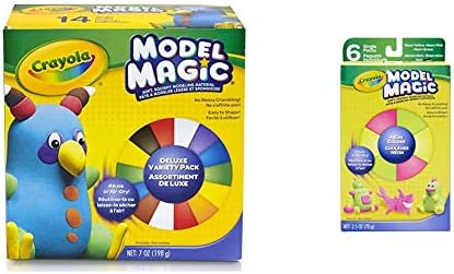 Crayola Model Magic, Deluxe Craft Pack, Gift, 14 Single Packs, At Home ...