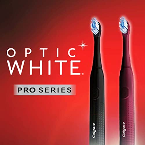 Colgate Optic White Pro Series Battery Toothbrush, Black on Galleon ...