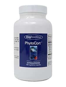 Amazon.com : Allergy Research Group Phytocort 120 Veg Caps : Nutritional Supplements : Beauty