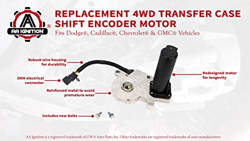 4WD Transfer Case Shift Encoder Motor -Fits Chevy Silverado, Tahoe ...