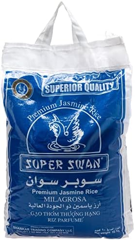 Super Swan Premium Jasmine Rice Milagrosa, 10kg, White price in UAE ...