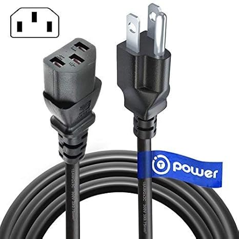 Amazon.com: T POWER (4 FT) Long 3 Prong AC Power Cord Compatible with ...