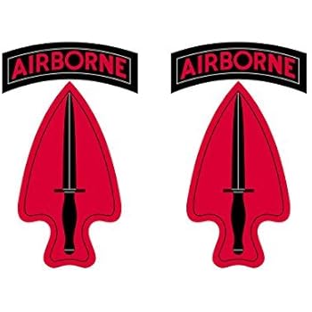 Amazon.com: Two Pack US Army Special Operations Command Sticker Decal ...