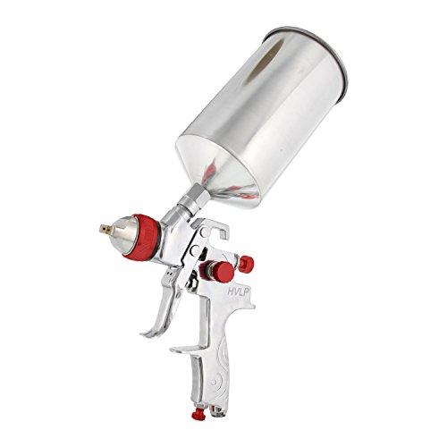 TCP Global Brand Professional HVLP Spray Gun with 1.4mm Fluid Tip and ...