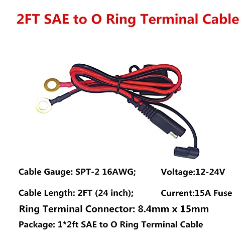 Ring Terminals 12-10 SAE To Ring Terminal Harness Accessory Cable ...