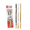 Red by Kiss 3PCS Barber Pencil with Built-in Sharpener Edge Hairline ...