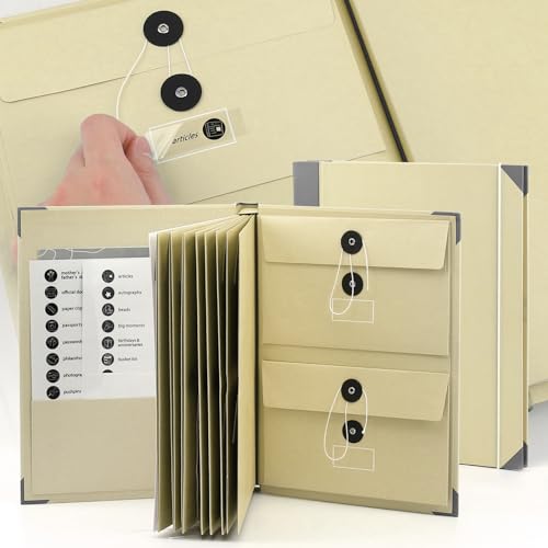 Document Organizer Folio, Folio Folders with Pockets, in Case I Go ...