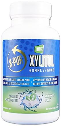 X-PUR 100% Xylitol Gum Mint Flavor 180 Pieces: Amazon.ca: Health ...