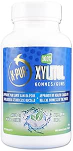 X-PUR 100% Xylitol Gum Mint Flavor 180 Pieces: Amazon.ca: Health ...