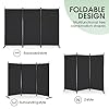 Black Divider for Room Separation - Privacy Dividers for Rooms 3 Panel ...
