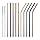 Amazon.com: Reusable Stainless Steel Straws,Set of 10 Extra Long 10.5 ...