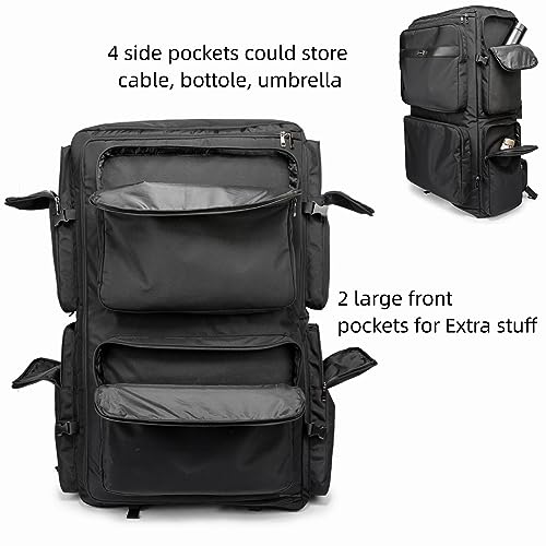 Hercules Dj Controller Rabjen DJ Backpack For Club Gigs, DJ Mixer Case ...