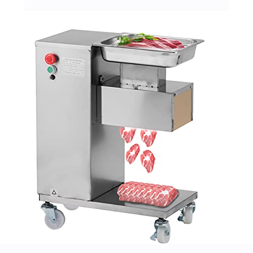 Commercial Meat Cutter, Electric Meat Cutting Machine 550W, 1100LB/H ...
