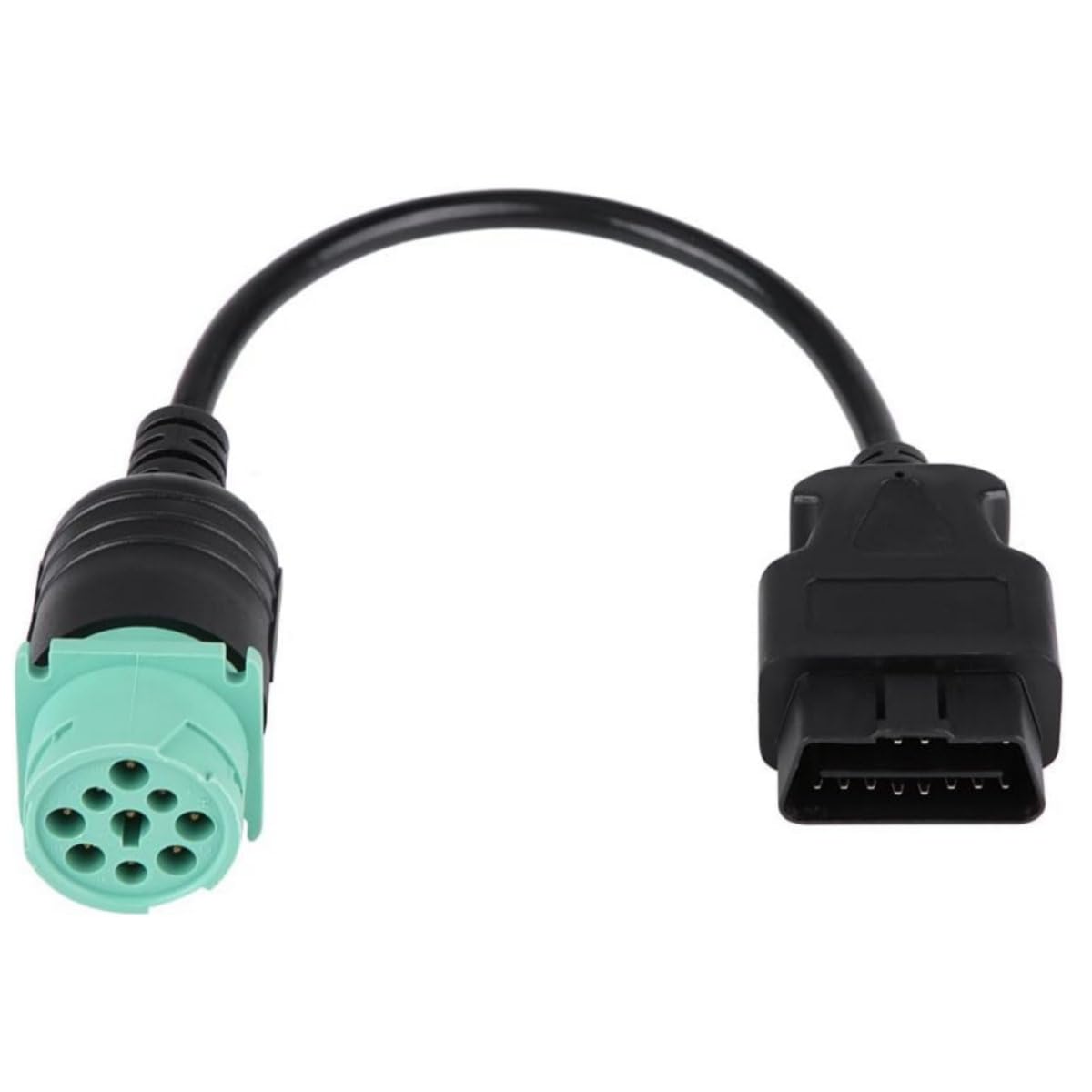 J1939 9Pin Male to OBD2 Male Cable-Heavy Duty Commercial Truck ...