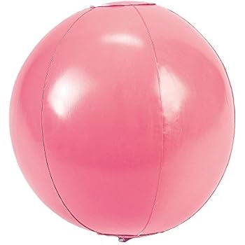 Amazon.com: Beachballs - 16'' Solid Pink Beach Ball: Sports & Outdoors