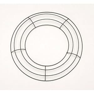 Amazon.com: KraftyKlassics 24" inch Wire Wreath Frame: Health ...