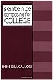 Amazon.com: Grammar for College Writing: A Sentence-Composing Approach ...