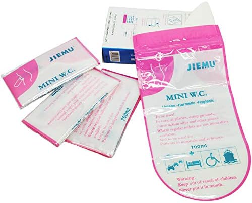 Disposable Urinal Bags, 700ml Mini Wc, Pee Bag Super Absorbent Pad ...