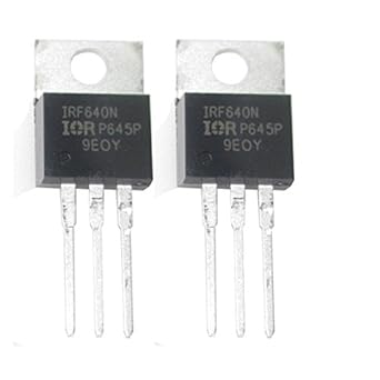 IRF640N Power MOSFET TO-220 Package 200V 18A N Channel 1 Piece: Amazon ...