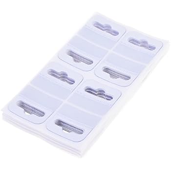 Amazon.com : Hanging Display Tabs with Large Adhesive, Slot Hole Peel ...