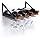 JackCubeDesign Wall Mount Wine Rack with Glass Holder (Wood) : MK478A ...