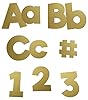 Carson Dellosa 4 In. Gold Foil Bulletin Board Letters for Classroom ...