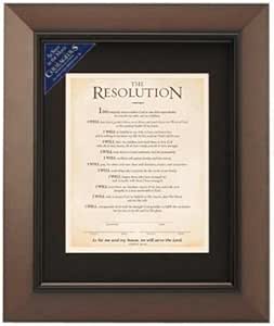 Amazon.com: The Resolution Framed Print (From the Movie Courageous ...
