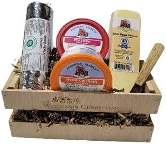 Wisconsin Cheeseman Sampler Gift Crate price in Saudi Arabia | Amazon ...