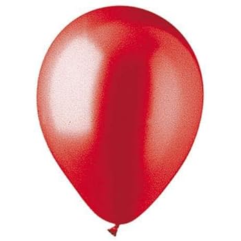 Amazon.com: 11" RED METALLIC BALLOONS (2 DOZEN) - BULK: Kitchen & Dining