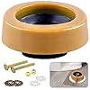 Extra Thick Toilet Wax Ring Kit With Flange And Bolts for Floor Outlet ...