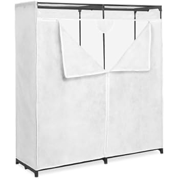 Amazon.com: Whitmor Extra Wide Clothes Closet, White, 60": Home & Kitchen