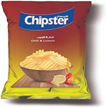 Chipster Wavy Chilli & Lemon Chips, Pack of 6 price in Saudi Arabia ...