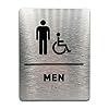 Men/Wheelchair Bathroom Sign by GDS - ADA Compliant, Wheelchair ...