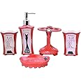 Amazon.com: 5 Piece Bathroom Accessories Set, Collection Bath Set ...