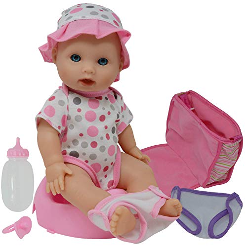 Drink and Wet Potty Training Baby Doll posable Dolls with Pacifier ...
