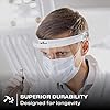 NoCry Flip Up Face Shield with Adjustable Headband; Comes with 2 Clear ...