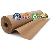 Amazon.com: DIY Recycled Material Kraft Paper Roll - Ideal for Shipping ...