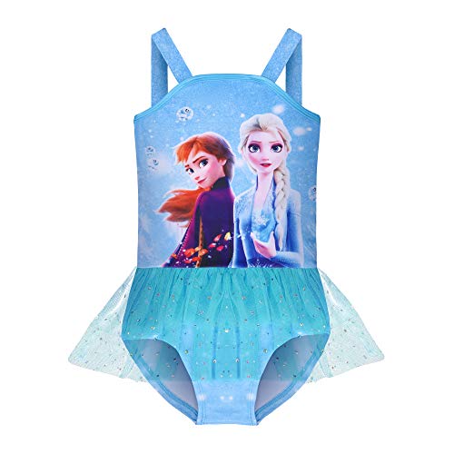 Girls Swimsuits Elsa Princess Baby Shark One-Piece Swimsuit Bathing ...