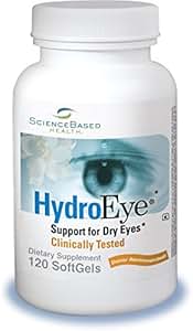 Amazon.com: HydroEye Softgels - Dry Eye Relief - 120 Count: Health ...