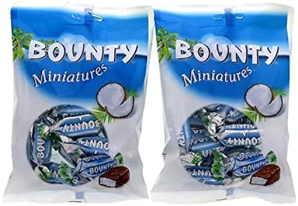 Bounty Miniatures Chocolate 2 Pack 150 g, 0.3 kilograms 2.0 count, 1 ...