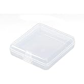 Amazon.com: AKOAK Clear Polypropylene Square Mini Storage Containers ...