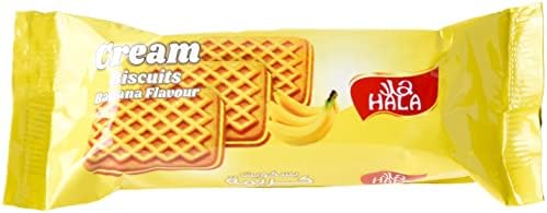سعر بسكويت كريم بنكهة الموز من هلا، 16 × 30 جم، مجموعة واحدة فى ...