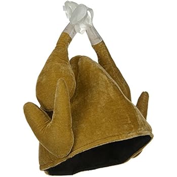 Amazon.com: Plush Chef Turkey Hat Party Accessory (1 count) (1/Pkg ...