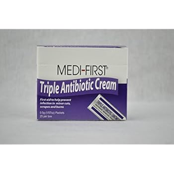Amazon.com: Triple Antibiotic Ointment Packets by Medi-First - MS60772 ...